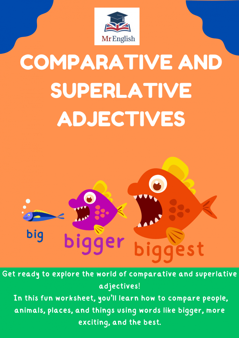 Comparative and Superlative Adjectives Worksheet | Fun Grammar Practice ...