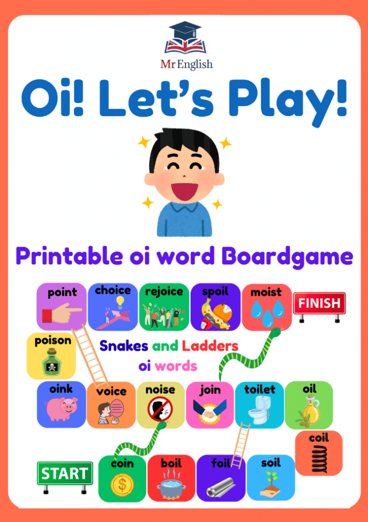 Oi Phonics Board Game for Kids | Fun "Oi" Sound Practice | Ages 5–7 ...