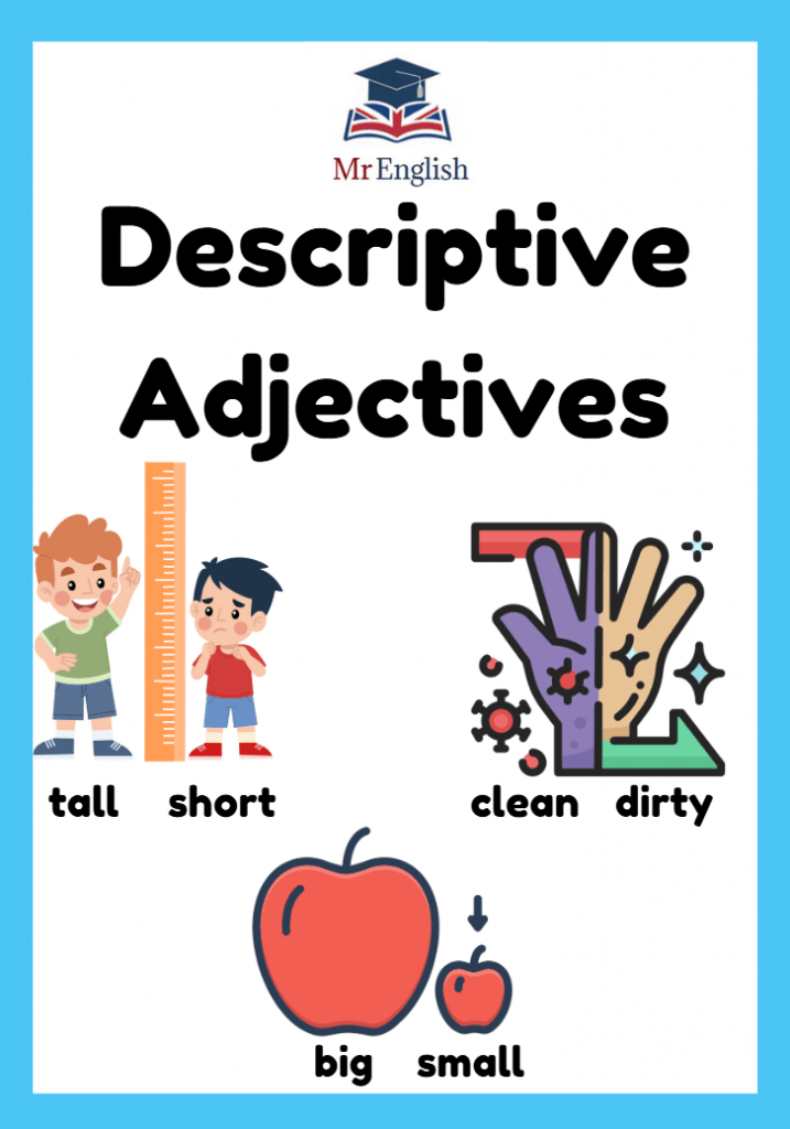Descriptive Adjectives Worksheet for ESL Kids (Ages 6-8) – Fun ...