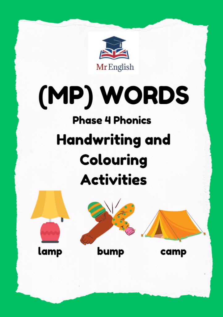 MP Words Worksheet Phase 4 Phonics (Ages 5–7) – Blending & Writing ...