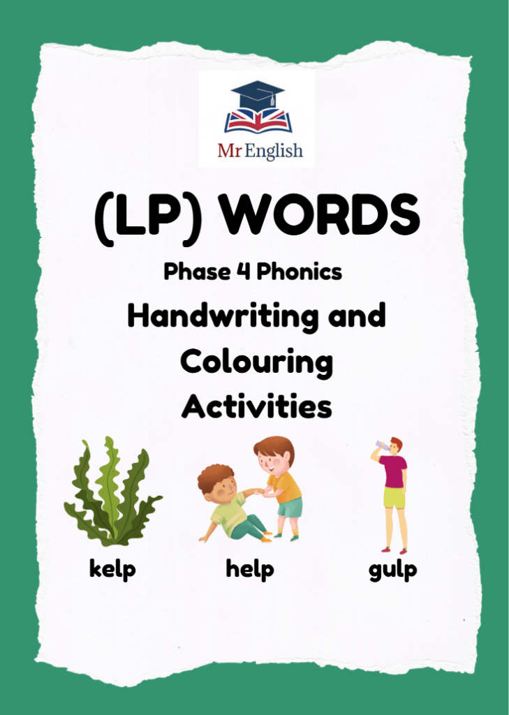 LP Word Worksheet for Kids Aged 5–7 – Write Words and Sentences - Mr ...