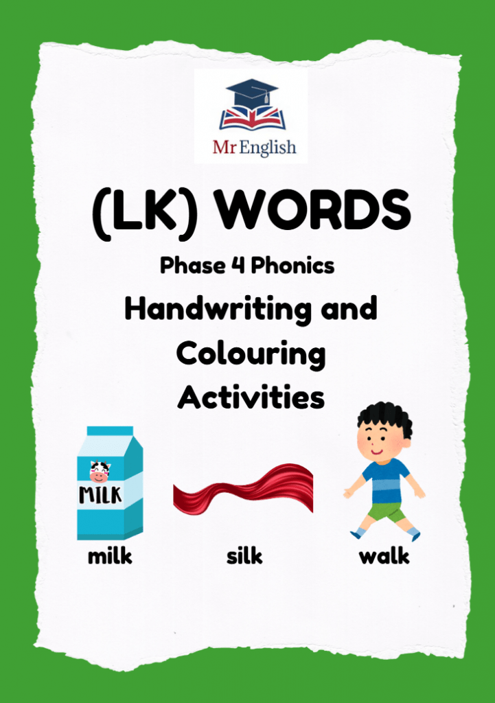 LK Words Phonics Worksheet for Kids | Phase 4 Phonics (Ages 5–7) - Mr ...