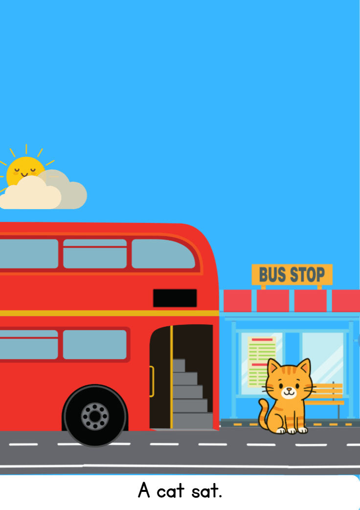 A Big Red Bus – Phase 2 Phonics Storybook for Kids (Ages 4–6) | Early ...