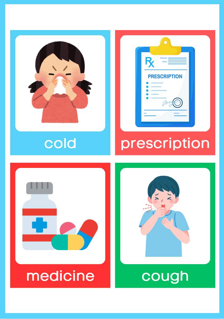 Going to the Doctor Flashcards for Kids (Ages 5–10) – ESL Health ...