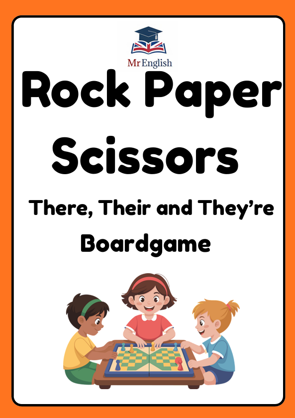 There, Their & They’re Board Game (Ages 7–9) | Rock Paper Scissors ...